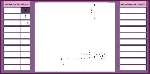 Bundle (4) Mystery Digital Pixel Art LOW PREP EDITABLE Pixel Art Templates