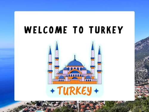 NO PREP All About TURKEY PowerPoint Presentation, 3rd-6th Grade, Geography