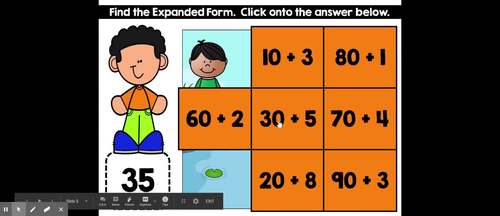 Expanded Form {2 digit} Google Slides™ Mystery Pictures | TpT