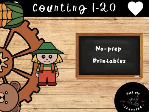 Counting Objects to 20 Worksheet - Fall Counting Worksheets, Double Ten ...