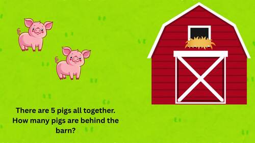 Missing Addend Addition to 10 With Pictures Digital Activity ...