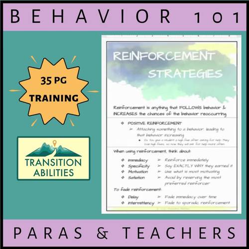 Behavior 101 | Neurodiversity Affirming | Editable Training for SPED ...