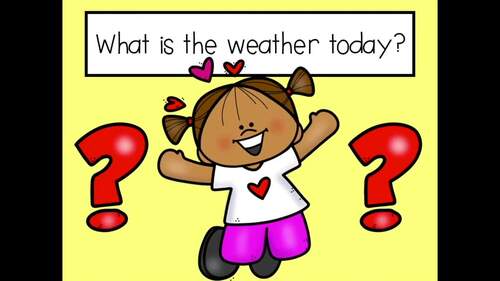 Weather Circle Time Song With Activities - Preschool Kindergarten 1st