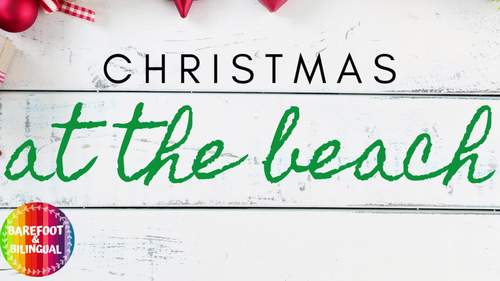 Beach Christmas Clipart | Christmas in July Clipart | TPT