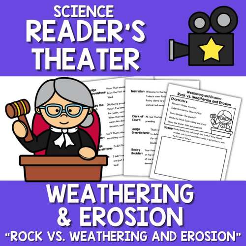 Weathering and Erosion Readers Theater Activity for Science Lessons