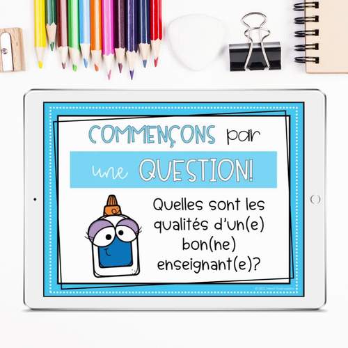 YEAR LONG French Daily Questions/Oral Language Routine | Communication ...