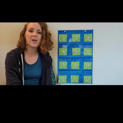 Find the Flower Hide and Seek Pocket Chart Circle Time Game for Numbers ...