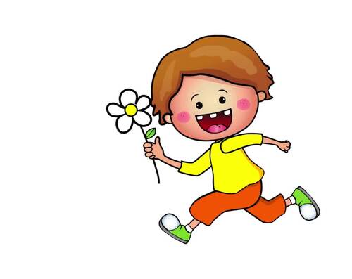 SPRING 6! - B/W & Color clipart illustration {Lilly Silly Billy}