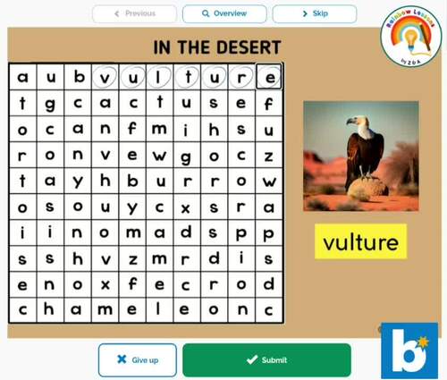 Summer Boom Cards | Summer Word Search Boom Cards | Summer Vocabulary ...