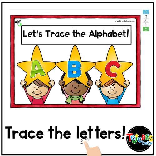 BOOM Cards: ABC Alphabet Tracers by Brenda Tejeda | TPT
