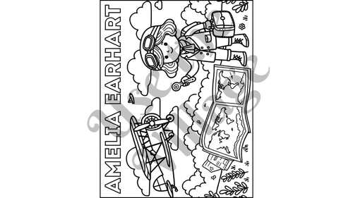 BUNDLE! 34 Women's History Month Coloring Pages Sheets! March Early ...