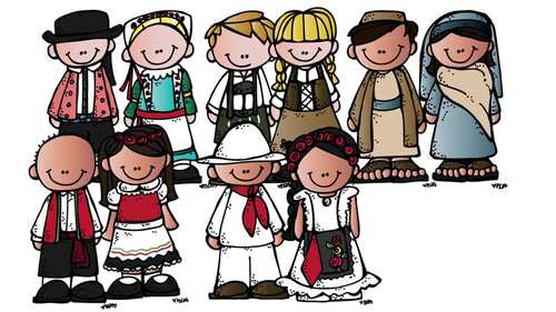 World Kids clip art 2 Around the world clip art COLORED Version | TPT