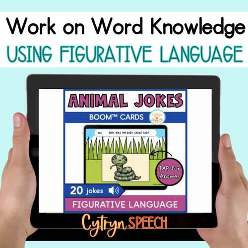 Year Round Jokes for Speech Therapy Boom Cards™ ⎸ Figurative Language ...