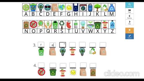 BUNDLE of 2 OT BOOM CARD CRYPTOGRAM KEYBOARDING GAMES (EARTH DAY AND ...
