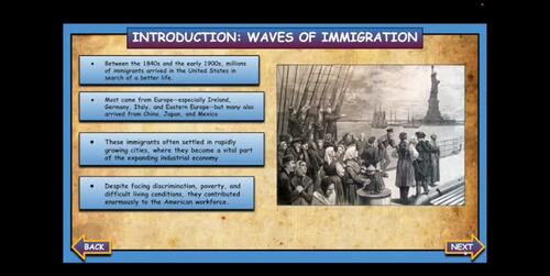 Immigrants Arrival Into Ellis Island L45 Lesson Bundle.Powerpoint ...