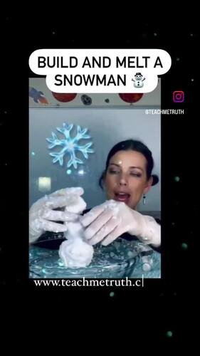 Science Journal: Build & Melt a Snowman with Instructions by Teach Me Truth
