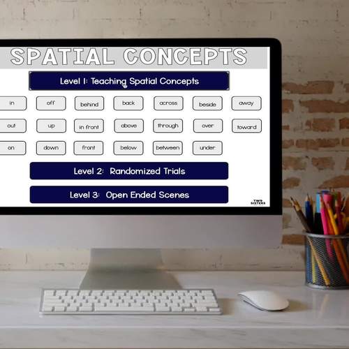 Basic Concepts | Spatial Concepts Boom Cards™ for Speech Therapy