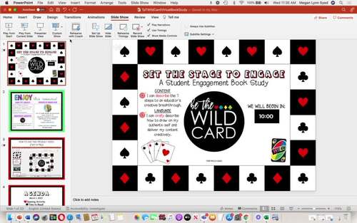 The WILD Card VIRTUAL Book Study (With Interactive Activities) | TPT