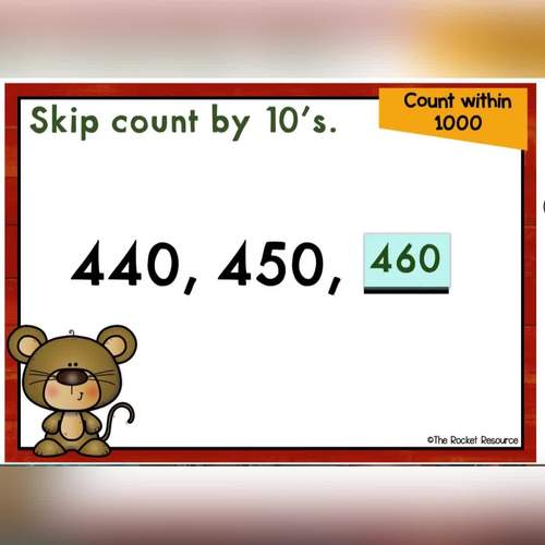 Counting within 1000 & Skip Counting BOOM™ Cards | 2.NBT.A.2 | Fall-themed