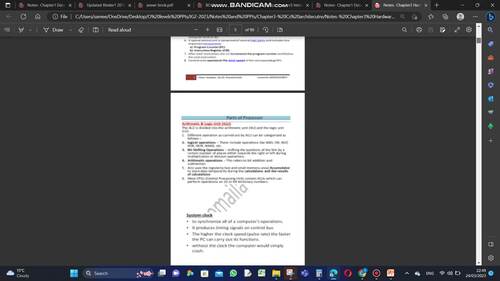 Ch3-Hardware- Notes,Topicals with MarkScheme - Cambridge IGCSE 0478(2023)