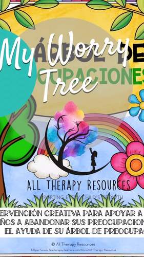 SPANISH VERSION My Worry Tree - Managing Anxiety Counseling Lesson Plan