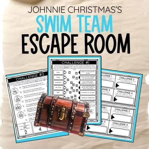 Swim Team by Johnnie Christmas Game Bundle by Reading Under the Hula Moon