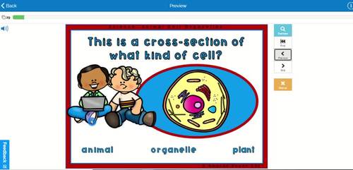 The Animal Cell Parts and Functions Boom Cards | TPT