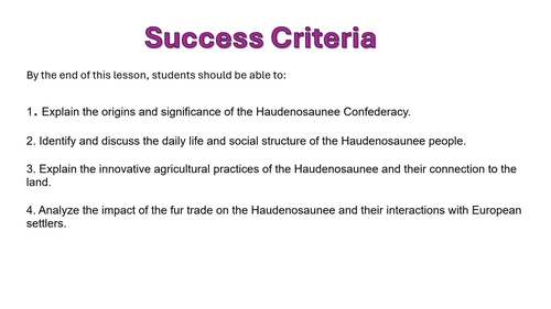 The Haudenosaunee: Grade 7 Ontario History by Wolf Brooks Products