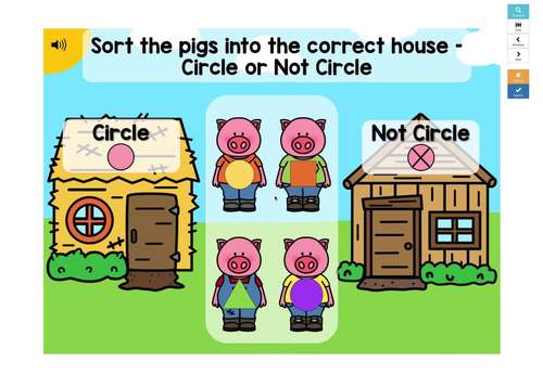 DIGITAL Shape Activities - CIRCLE - Distance Learning - Boom Cards