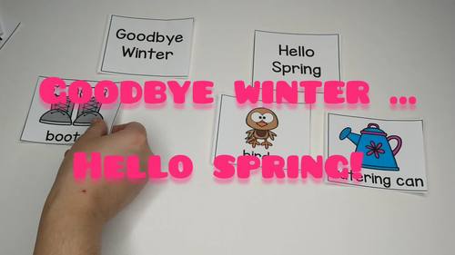 Goodbye Winter, Hello Spring by PrintablePrompts | TPT