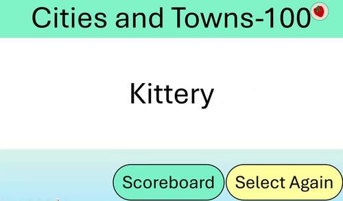 Maine Trivia Game #1 Interactive Powerpoint Activity Differentiated