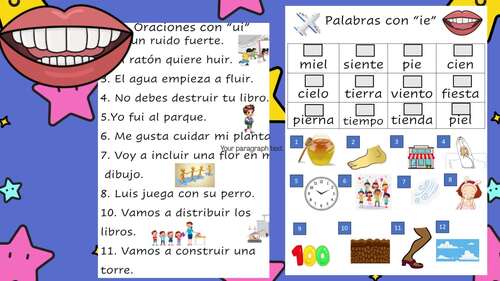 ¡Éxito con los diptongos! Estrellita, Lunita, & Arc Aligned | TPT