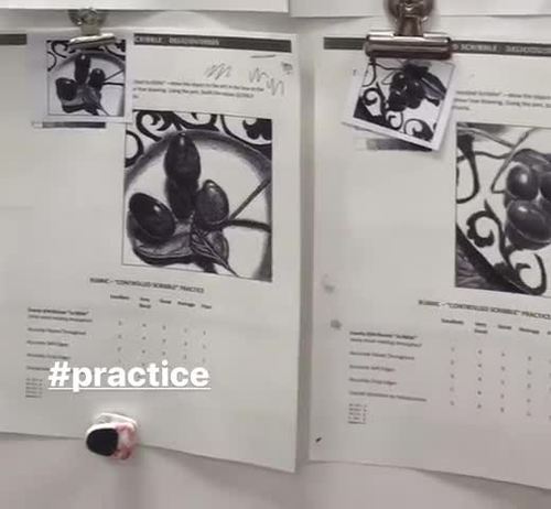 Pen and Ink Worksheet Drawing Middle School Art High School Art | TPT