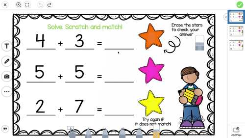Seesaw® Addition within 10 Digital Activity *EDITABLE | TpT