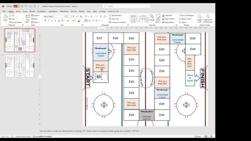 Editable Hockey Themed Division Math Game by One Canadian Goose | TPT