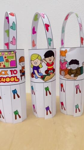 Back to School Windsock Craft & Coloring Activity – A Fun First Week ...