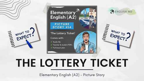 Picture Story #14: 'The Lottery Ticket' | Elementary ESL/ELL for All ...