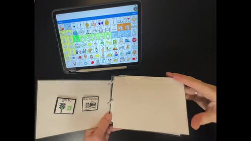 MOVIE THEATER: Create Sentences by matching, AAC: Lamp WFL supports