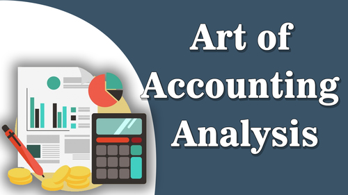 Accountancy Art of Accounting Analysis by Letstute | TpT