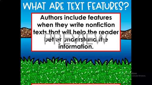Nonfiction Text Features Mini Lesson #1 (Google & PPT) by Adrienne Wiggins