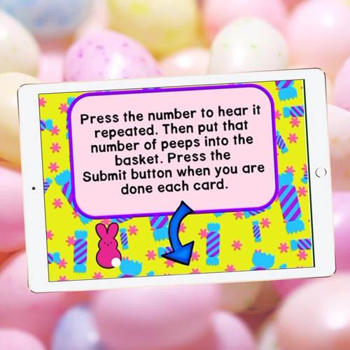 Count to 10 | Easter peeps | Boom cards with audio by LOL - Life of ...