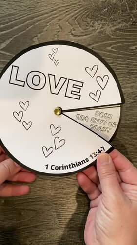Love is Patient Bible Story Activity, 1 Corinthians 13, Sunday School ...