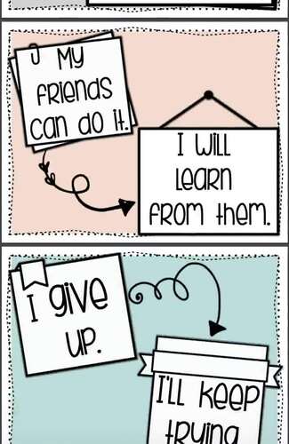 Growth Mindset Display Header and Posters by They Call Me Queen B