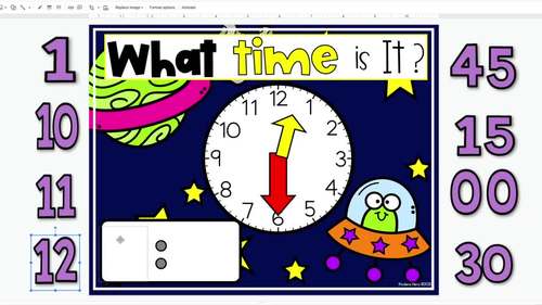Telling Time for Google Slides by Kinders Hero | TPT