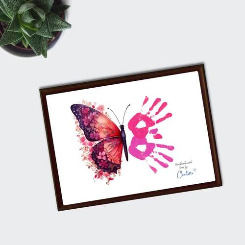 Mother's Day Handprint Craft Bundle | Keepsake Art Gift | Butterfly ...