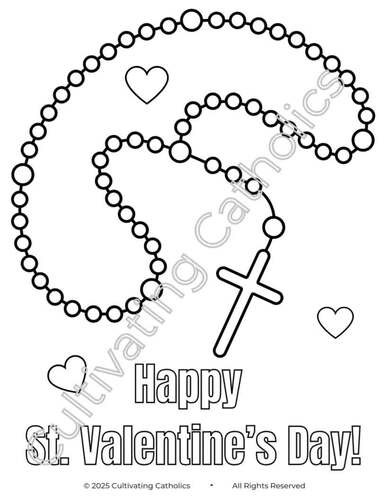 Catholic St. Valentine's Day Worksheet Bundle by Cultivating Catholics
