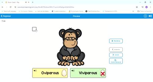 Oviparous and viviparous animals Boom Cards | Science Digital Activity