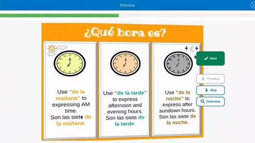 Boom Cards - ¿Qué hora es? - What time is it? (+Listening & Spelling ...