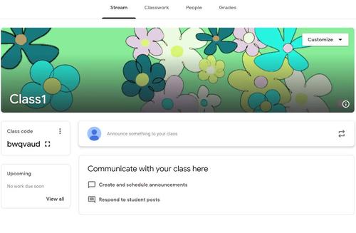Animated Google Classroom Headers (Blooms) Banners - Distance Learning