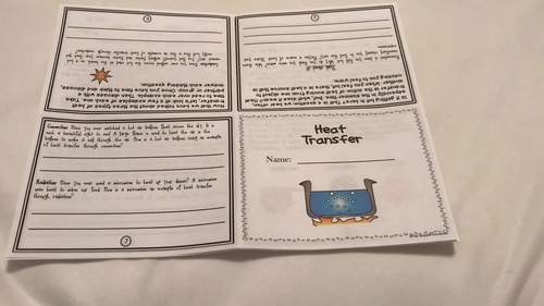 Heat Energy Activities Foldable by The Campbell Connection | TpT